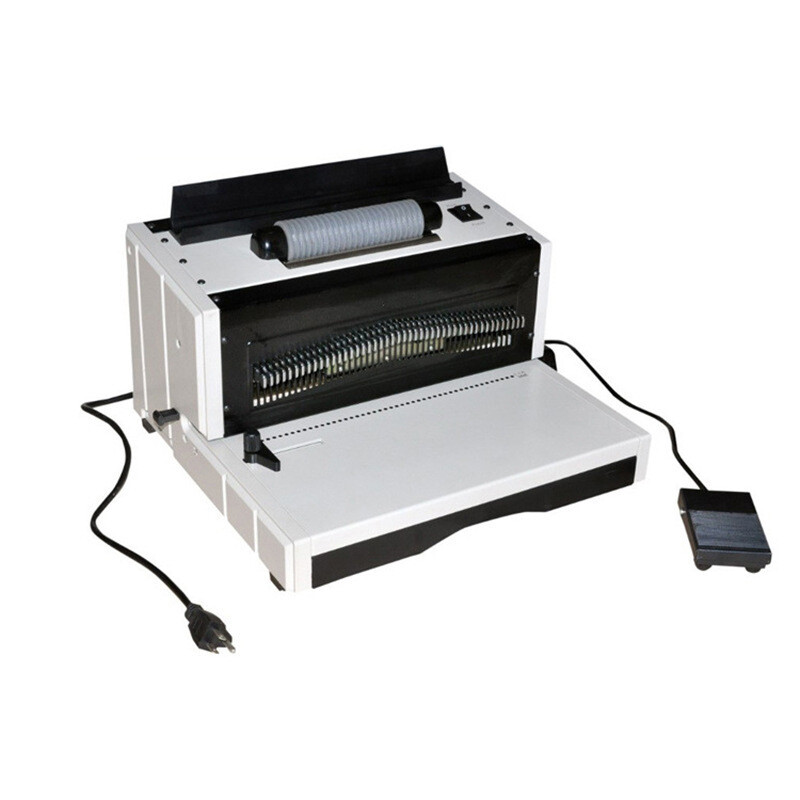 EC8706 Spiral Ring Binding Machine Book Hole Punching&Binding All-in ...
