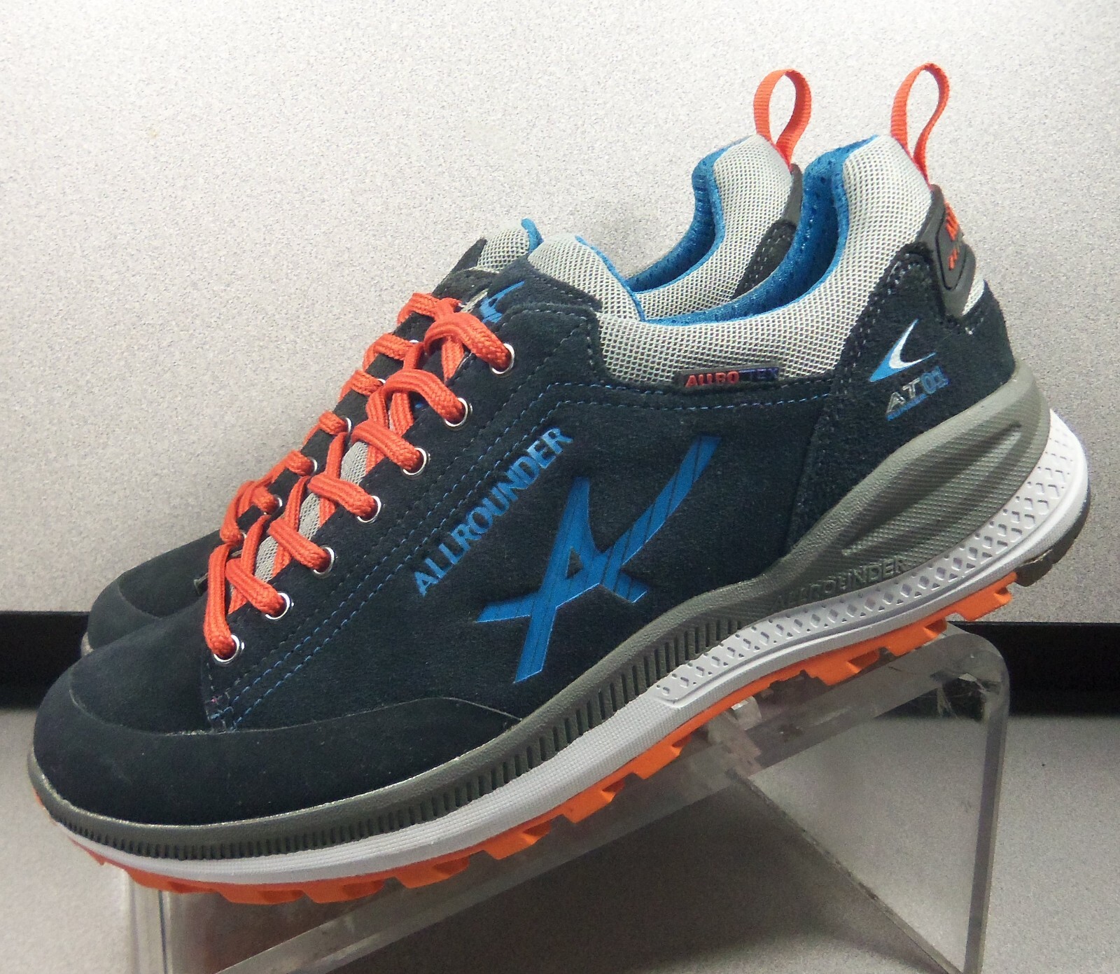 RISING-TEX MARMS70 MENS SHOE SIZE 8 (EURO 7.5) GRAY SUEDE ALLROUNDER BY ...