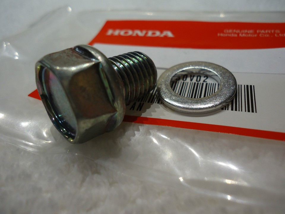 Honda OIL DRAIN BOLT PLUG OEM 50 70 90 100 125 160 CB CL SL | eBay