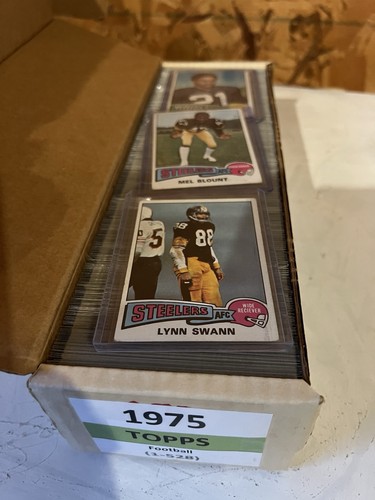1975 Topps Football Complete Set (1-528) | eBay