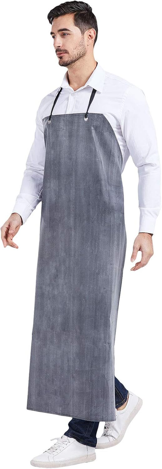 Nanxson Waterproof Rubber Apron for Men Butcher Apron Chef Aprons for ...
