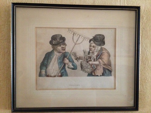 Antique Tim Bobbins/John Collier Hand Coloured Book Plate 3 - 1810 ...