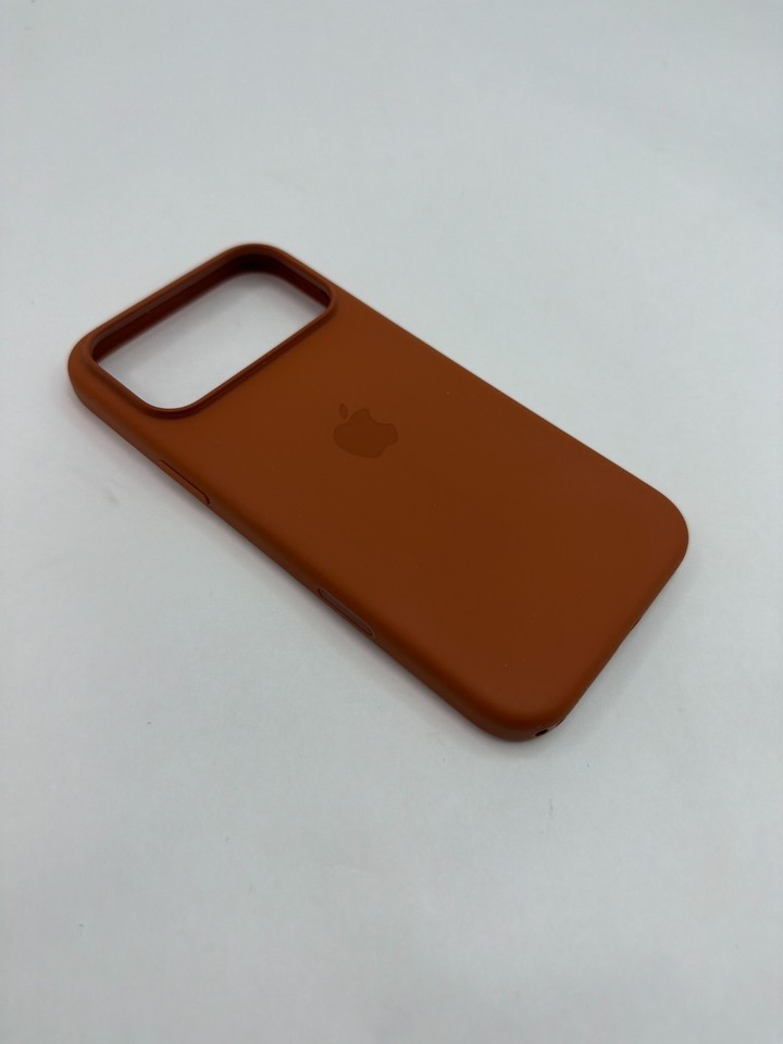 Apple Silicone Case with MagSafe for iPhone 17 PRO MAX 6.9" Terra Cotta ...