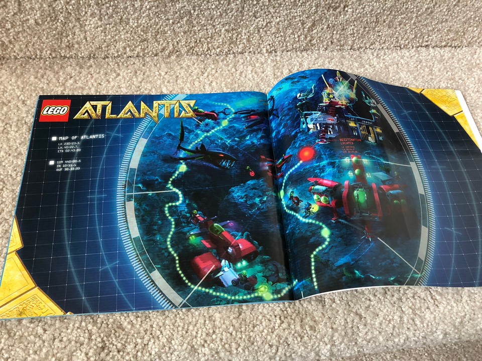 LEGO 8080 ATLANTIS UNDERSEA EXPLORER MANUAL ONLY NO BRICKS | eBay