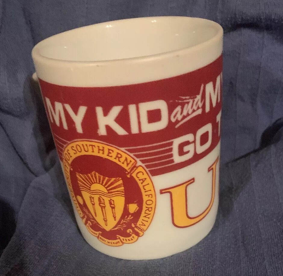 University Of Southern California Coffee Mug My Kid & My Money Go To ...
