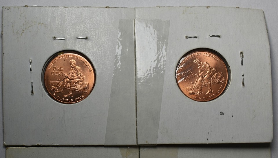 2009 P&Ds UNCIRCULATED LINCOLN PENNY 4 Coins FORMATIVE YEARS & LOG ...