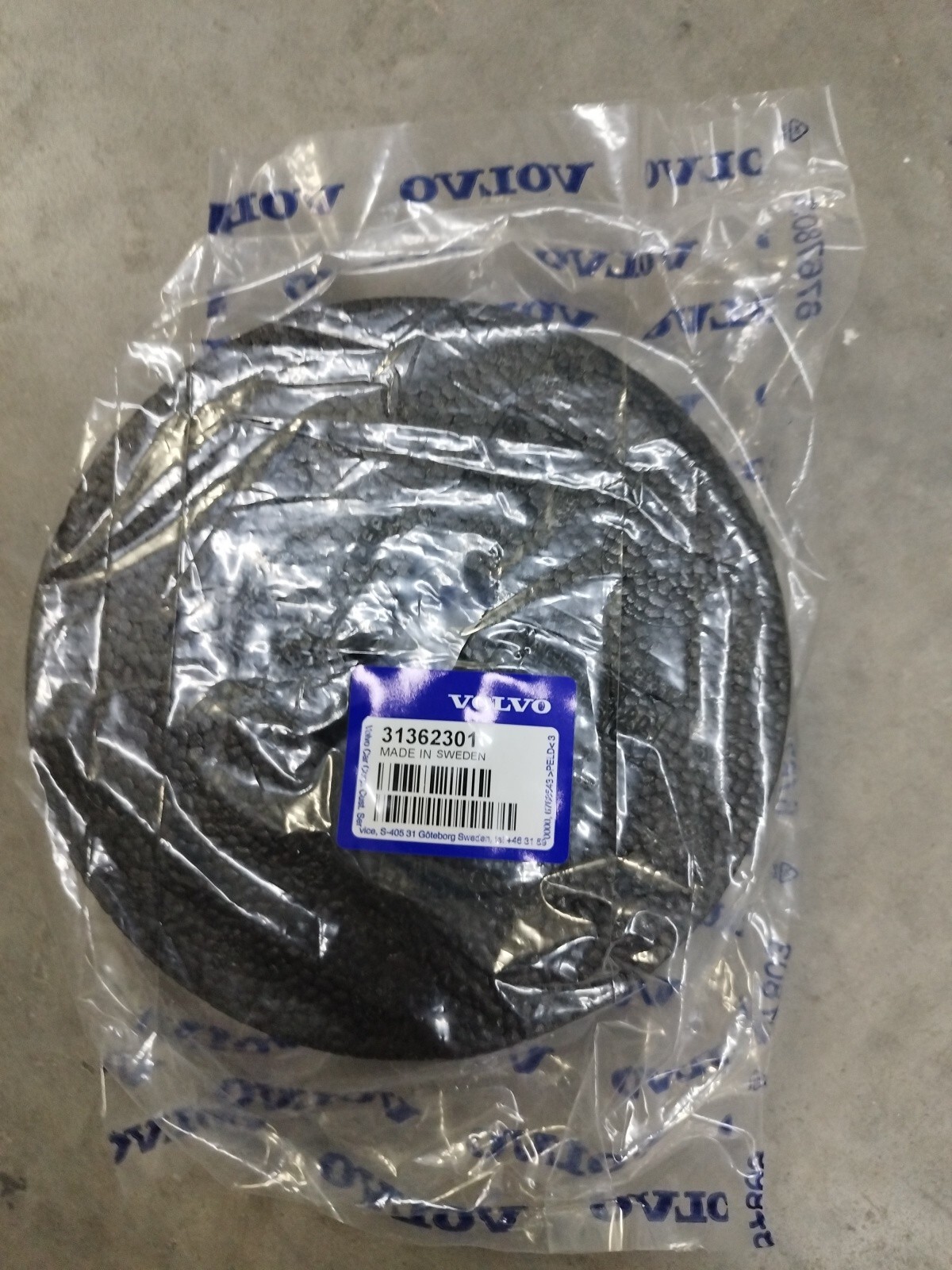 VOLVO XC60 MK2 STORAGE UNDER THE FLOOR SPARE WHEEL SPACER 31362301 ...