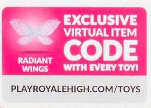 Roblox Royale High RADIANT WINGS virtual RARE CODE SENT INMEDIATE via ...