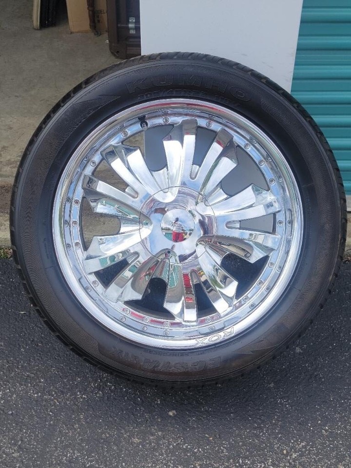 22 inch chrome rims and tires | eBay