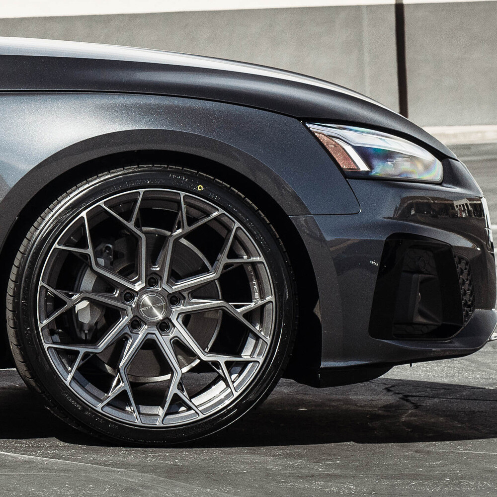 19" Stance SF10 Gunmetal 19x9.5 Forged Concave Wheels Rims Fits Audi B8 ...