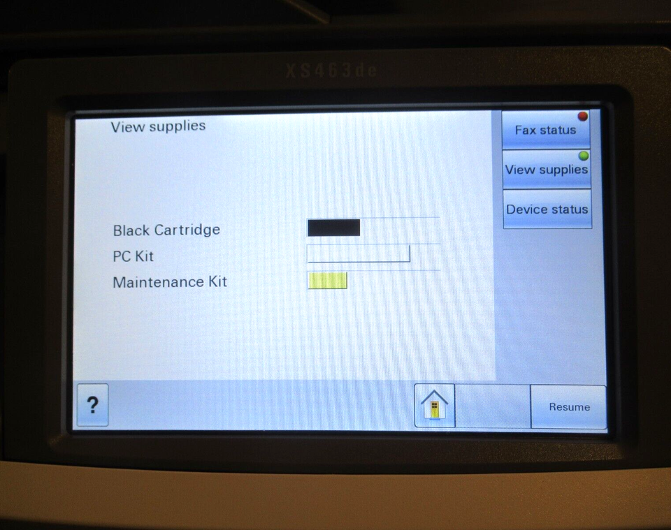 Lexmark XS463DE All-In-One Laser Printer - Tested | eBay