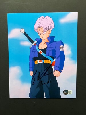 Eric Vale signed autographed Trunks DBZ Dragonball Z 8x10 photo Beckett ...