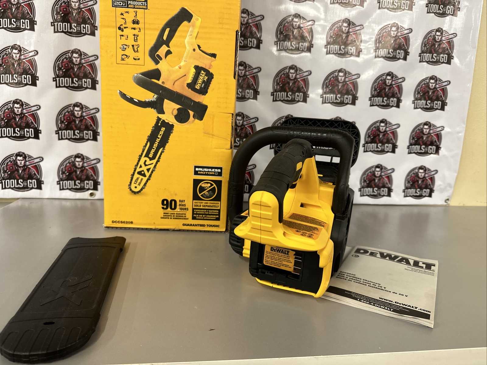 DEWALT DCCS620B 20V MAX XR Brushless 12 in. Compact Chainsaw (Tool Only ...
