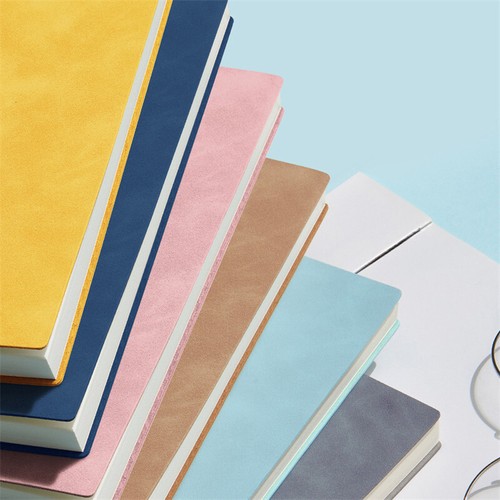 Soft PU Leather Cover Journals Pocket Notebook Lined Paper Diary ...