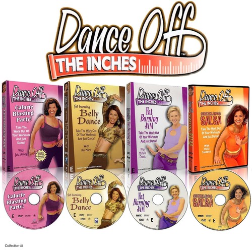 Dance Off The Inches Exercise DVD Set : Cardio Workout Fun & Easy ...