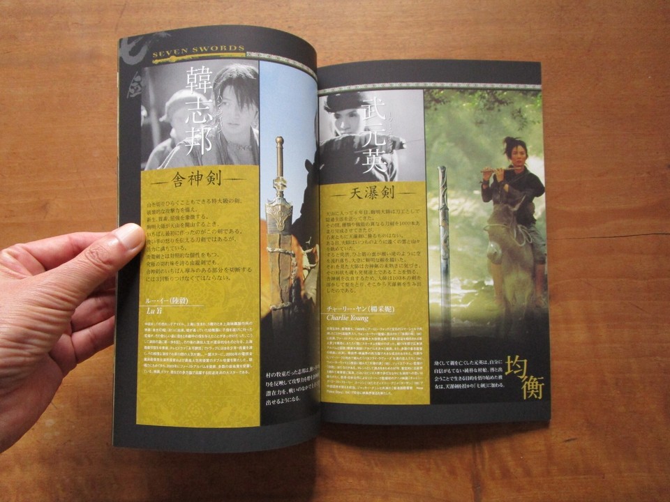 Film "Seven Swords" Tsui Hark Donnie Yen Leon Lai Movie Program ...