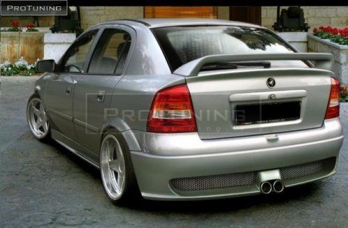 Fiberglass Rear Door Spoiler GSI / OPC Style for Astra G 98-04 ...