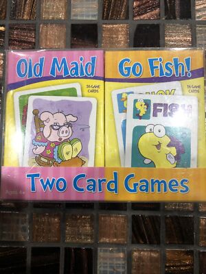 Old Maid Go Fish Two Card Games | eBay Australia