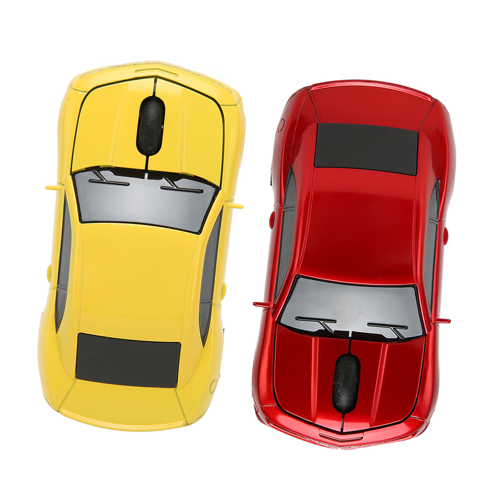 Race Car Wireless Mouse Sports Car Computer Mouse 2.4 GHz LED Light ...