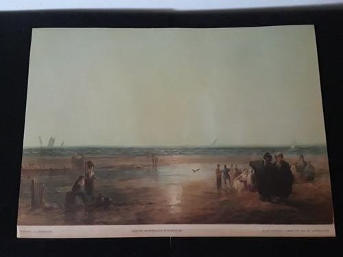 "Sea Coast" by Bonington 1937 National Committe for Art Apprication | eBay