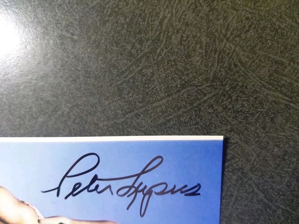 PETER LUPUS ROCK STEVENS Hand Signed Autograph 4X5 PHOTO -ACTOR ...