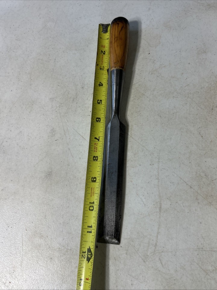 Winchester Bevel Socket Chisel 1” Wide 11.5” Long Vintage Woodworking ...