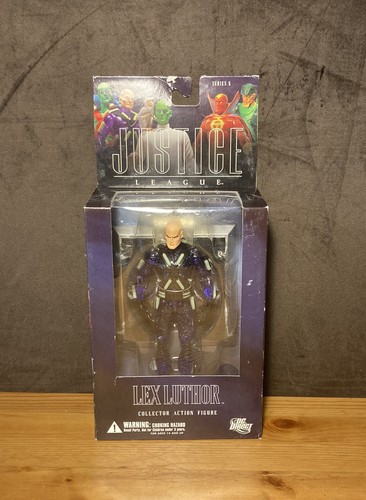 2007 Justice League LEX LUTHOR Collector Action Figure DC Direct Alex ...