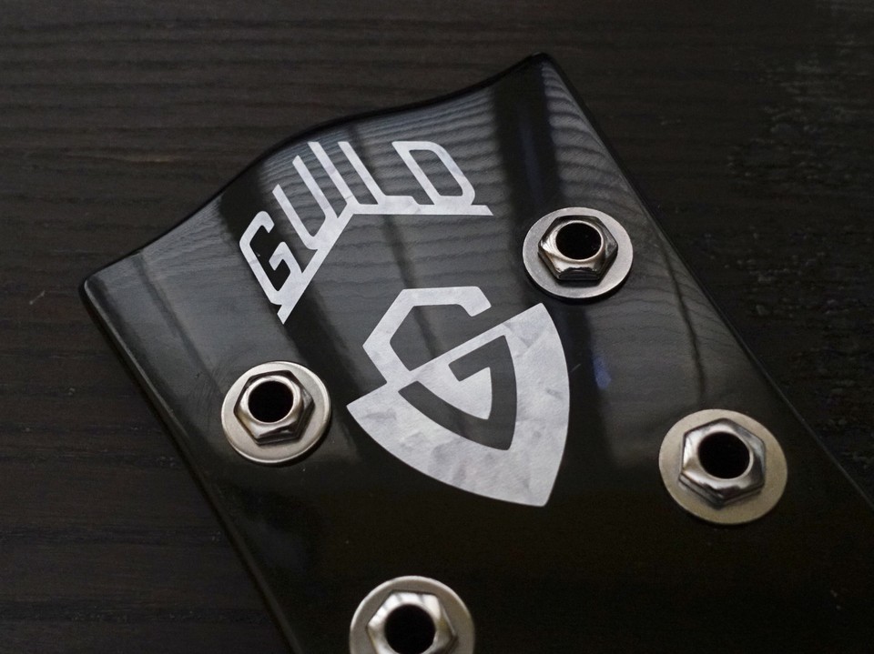 Guild G Shield logo MOP Guitar Headstock Logo Vinyl Sticker Decal | eBay