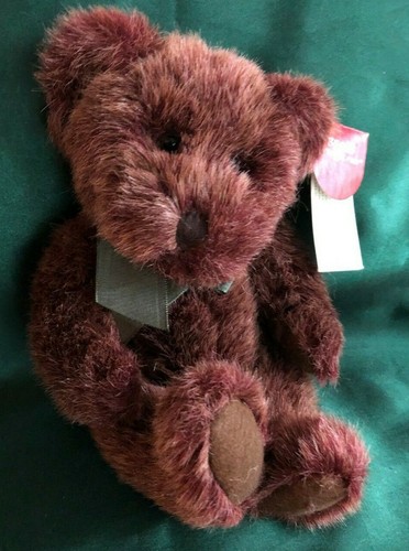 RUSS BERRIE BEARS FROM THE PAST - 12" BEAR - TINKER (W/GREEN BOW) | eBay