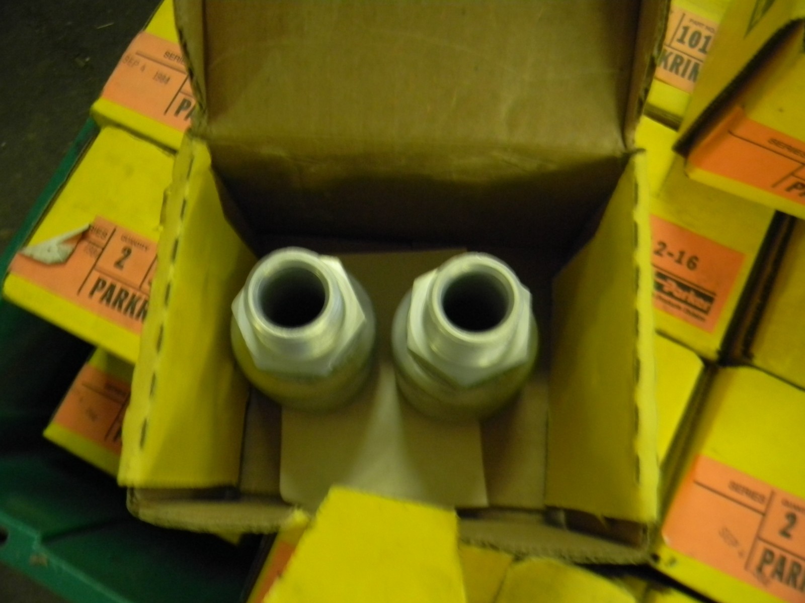 LOT OF 4 10143-12-16 - Parker 10143-12-16 Fitting 1" Hose X 3/4" Male ...