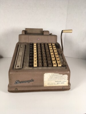 Cash Register, Adding Machines - Burroughs Portable