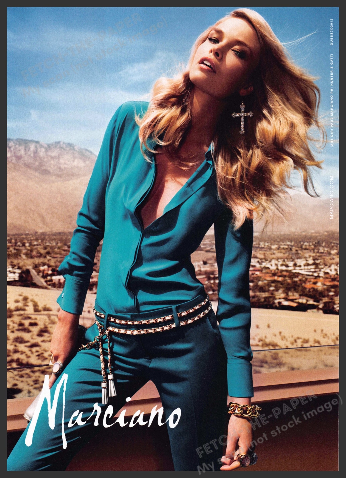 Marciano Klara Wester 2010s Print Advertisement 2012 Beautiful | eBay