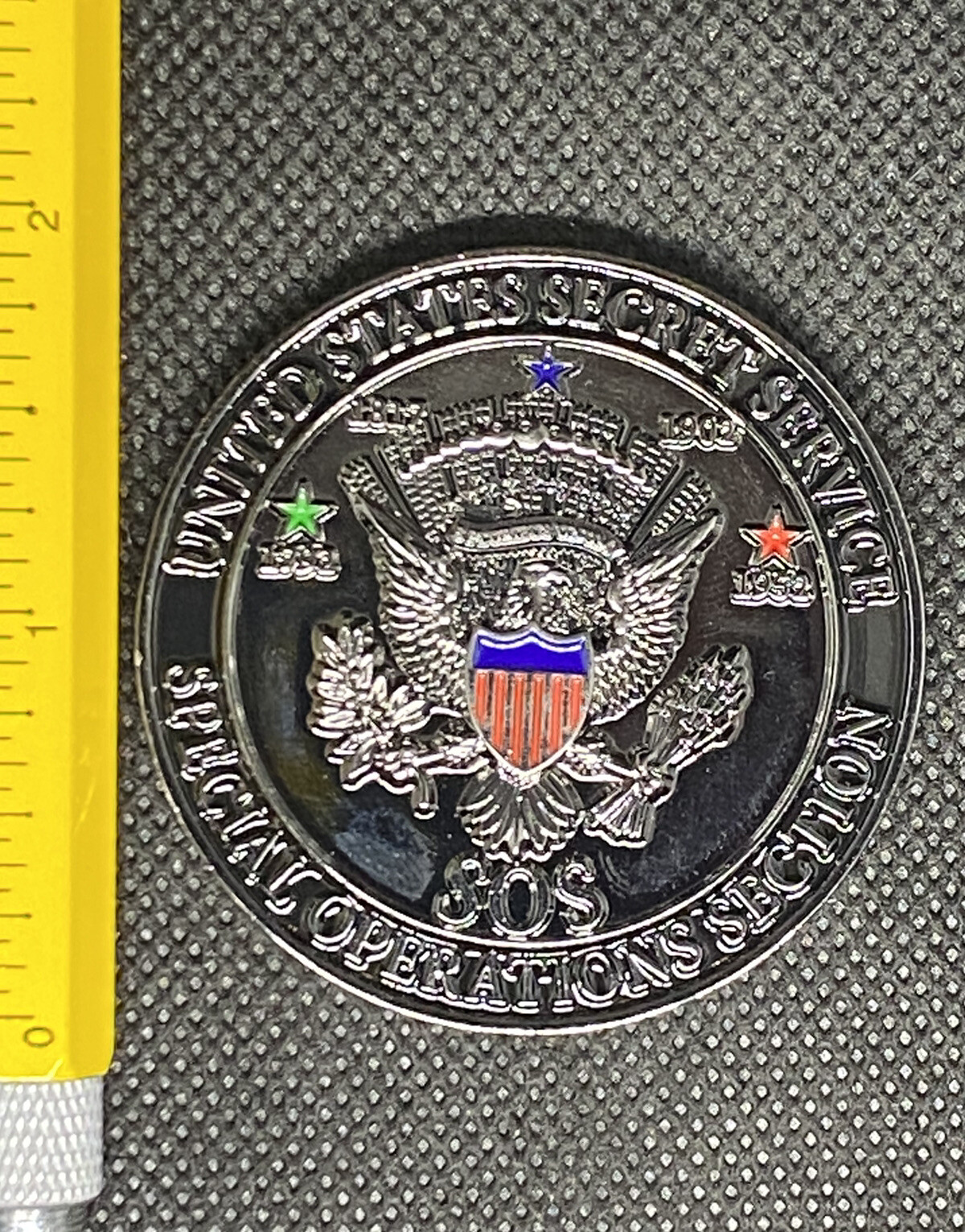 US Secret Service UD Special Operations Section SOS USSS Challenge Coin ...
