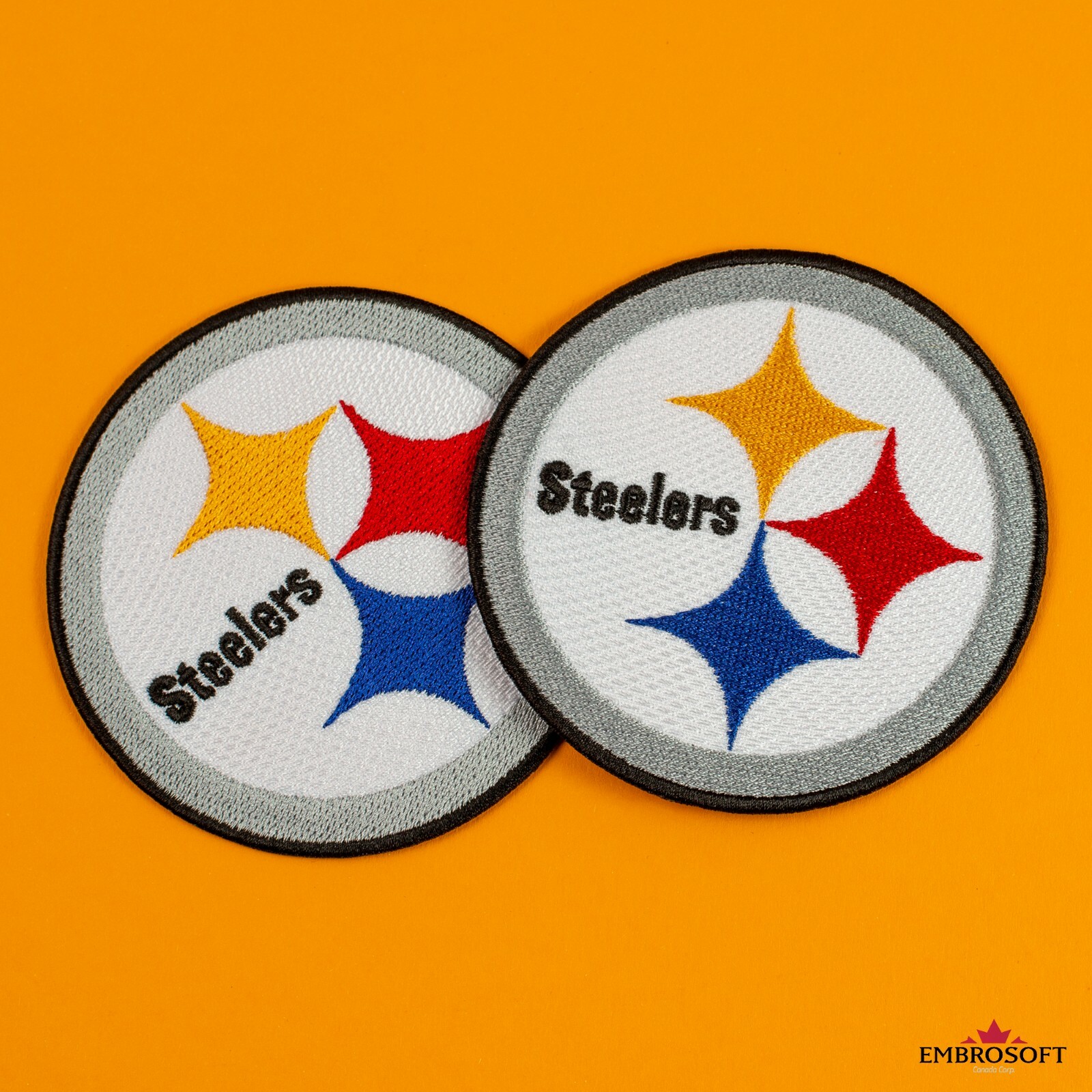 Pittsburgh Steelers Patch, American Football Team Logo, Embroidered ...