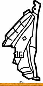 52821-53030 Toyota Duct, air intake, rh 5282153030, New Genuine OEM ...