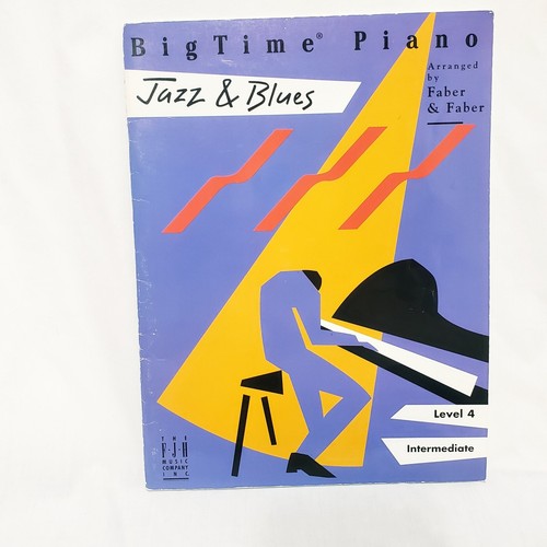 BigTime Piano Jazz & Blues Level 4 Sheet Music Book 1989 Intermediate ...
