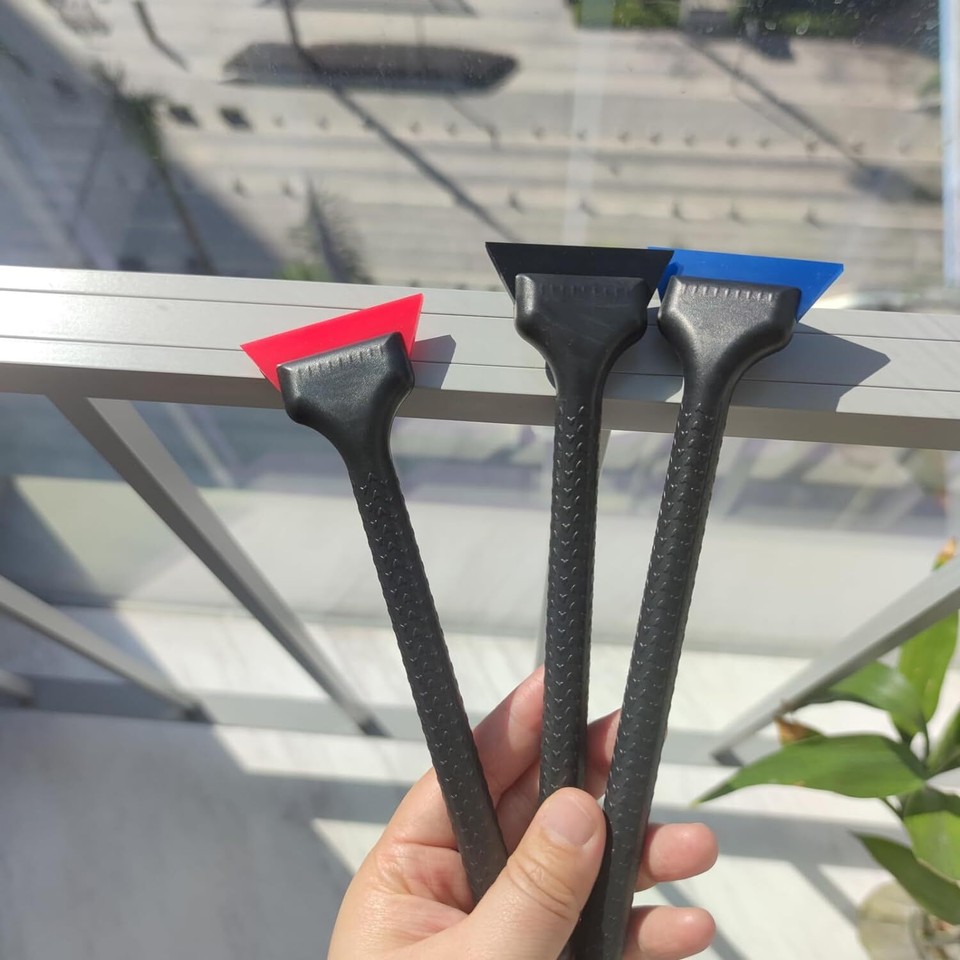 Mini Vinyl squeegee Set with 3 Varying Degrees of Softness, Window Tint ...
