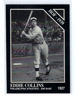 1991 Colon Collection TSN Baseball #21 - EDDIE COLLINS - Philadelphia A ...