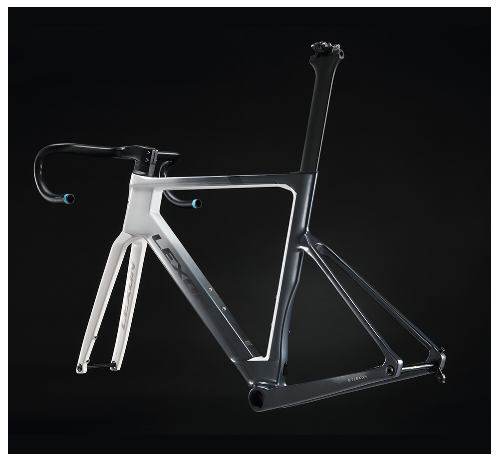 700C Carbon Road Bike Frame Fully Hidden Cable Frame Set 142x12mm Disc ...