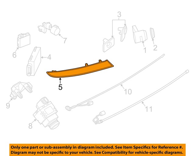 Genuine OEM BMW G01 SUV Reflector Left 63147419927 for sale online | eBay