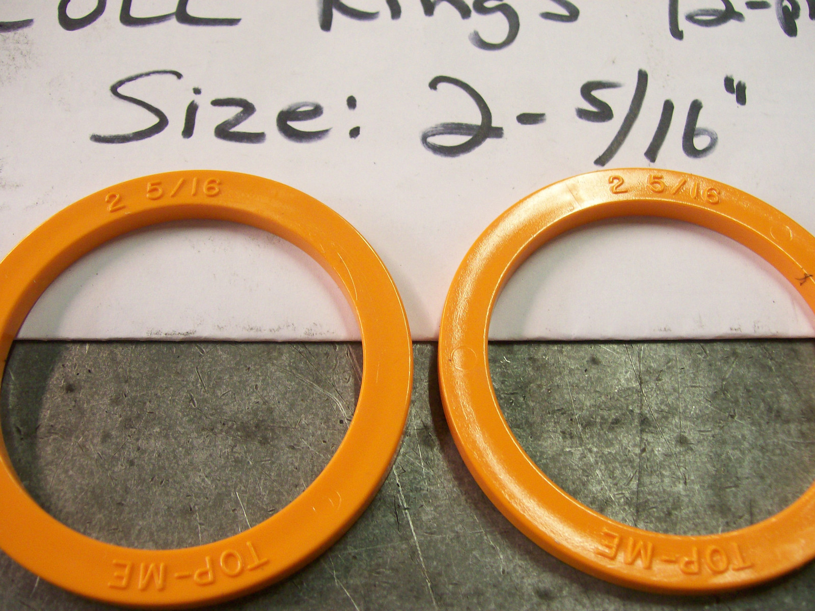 2 Pack E-Z Catch Orange Crab Pot & Crab Trap Cull Rings, USA Made Size ...