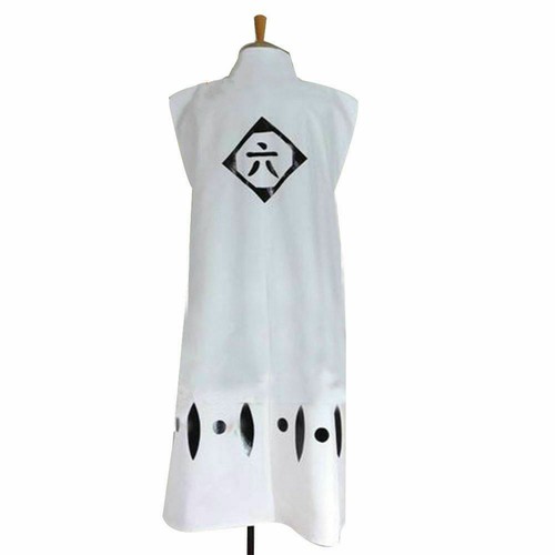Japan Anime Bleach Kuchiki Byakuya Cloak Cape coat Halloween Cosplay ...