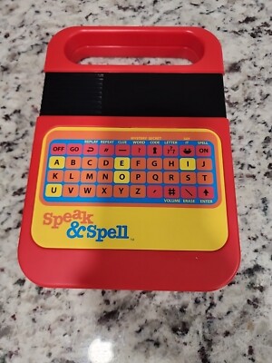 Speak & Spell Electronic Spelling Learning Game Tested & Working ...