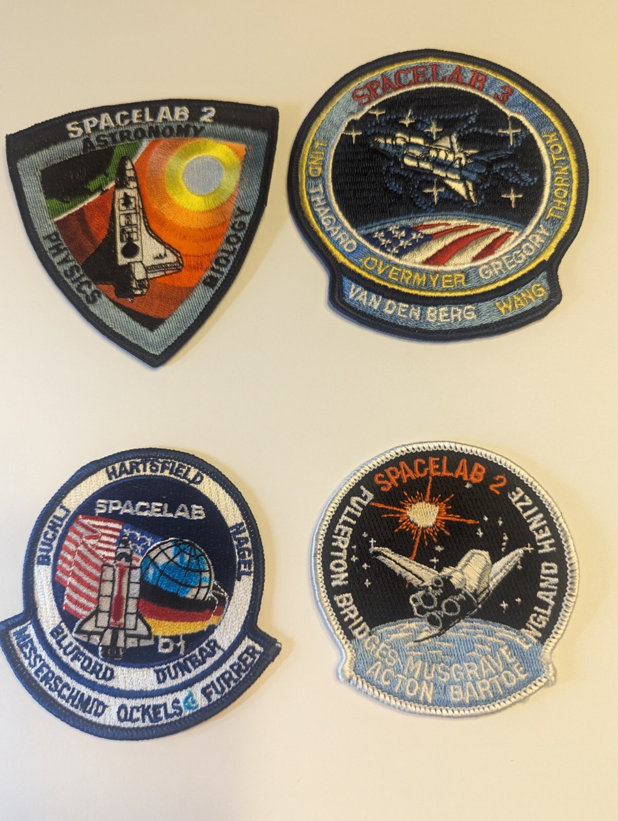 NASA Patch Lot Of 4 Spacelab Space Shuttle Missions | eBay