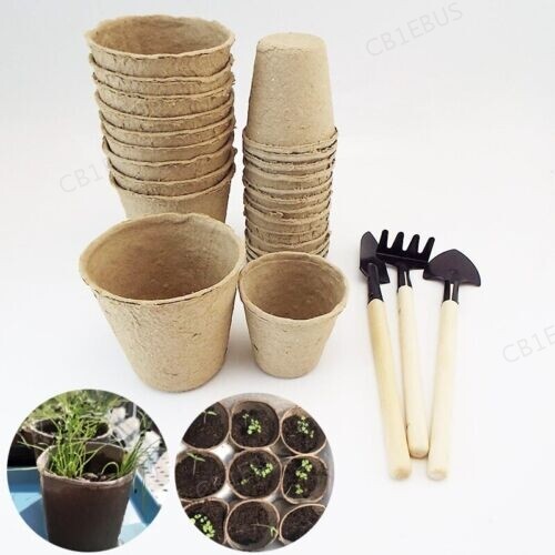 6cm 8cm Biodegradable Paper Plant Nursery Pot Plant Cups Garden Tools ...