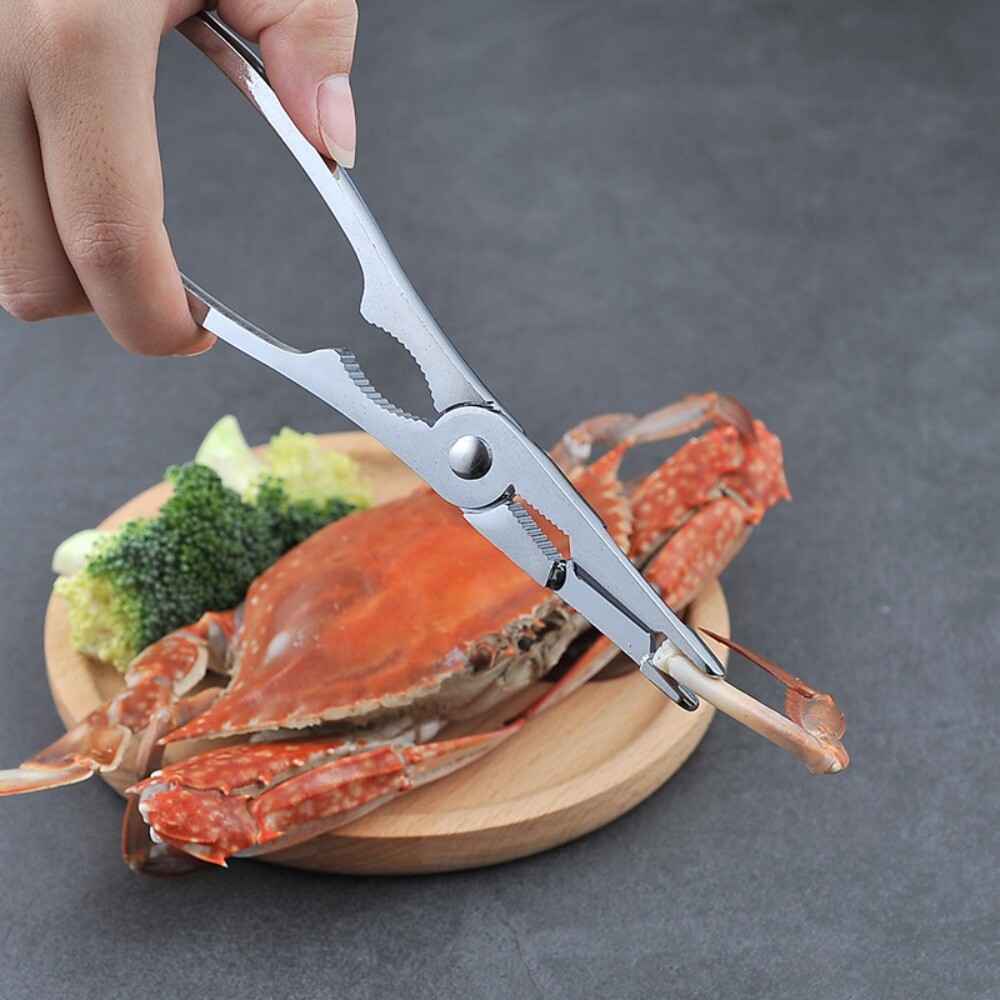Stainless Steel Seafood Tool Set Crab Clamp Lobster Crab Cracker Shrimp ...