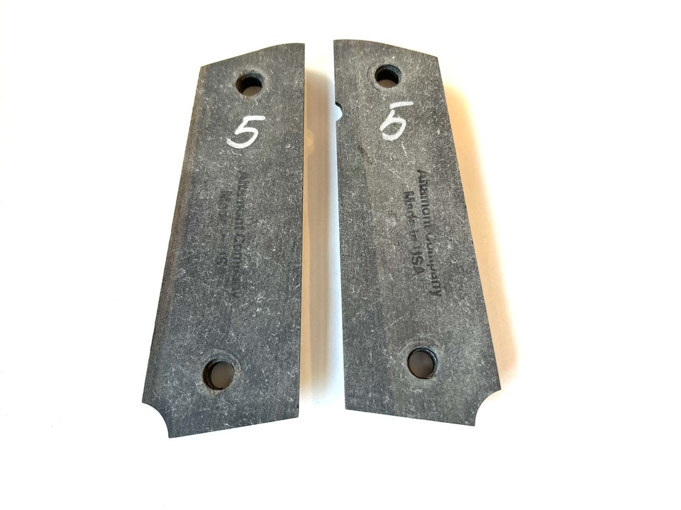 1911 Government Full Size Wood Grips Fish Scales No Ambi Cut ALTAMONT ...