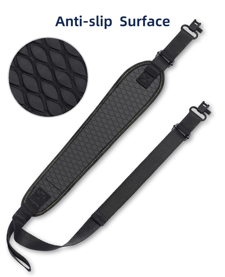 Two Point Sling Gun Sling with Swivels, Comfortable Neoprene Padded ...