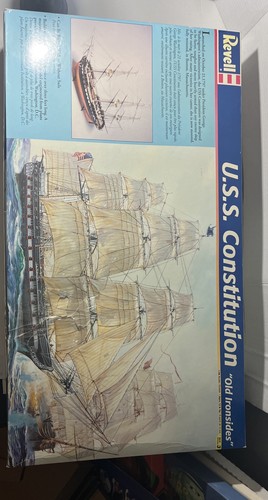 Revell 1/96 USS Constitution Model Kit With Original Box. Open Box. | eBay