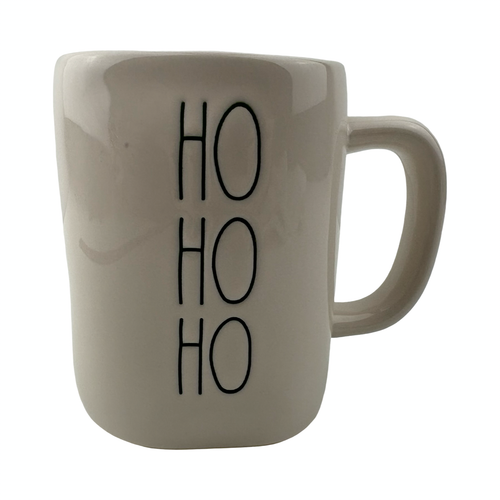 RAE DUNN Magenta HO HO HO Coffee Mug Farmhouse Artisan Cottage Rustic ...
